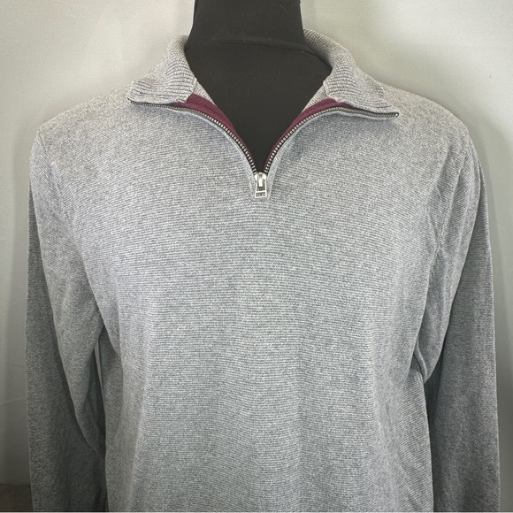 Bonobos | Sweaters | Bonobos Xl Slim Qrt Zip Gray Sweater | Poshmark